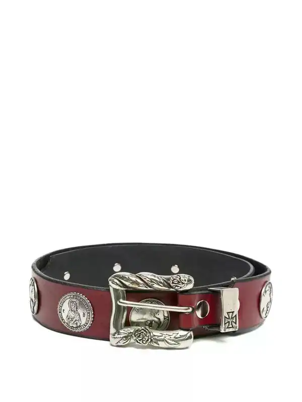 Enfants Riches DéPriméS Multi-Coin Belt - Bordeaux / Silver